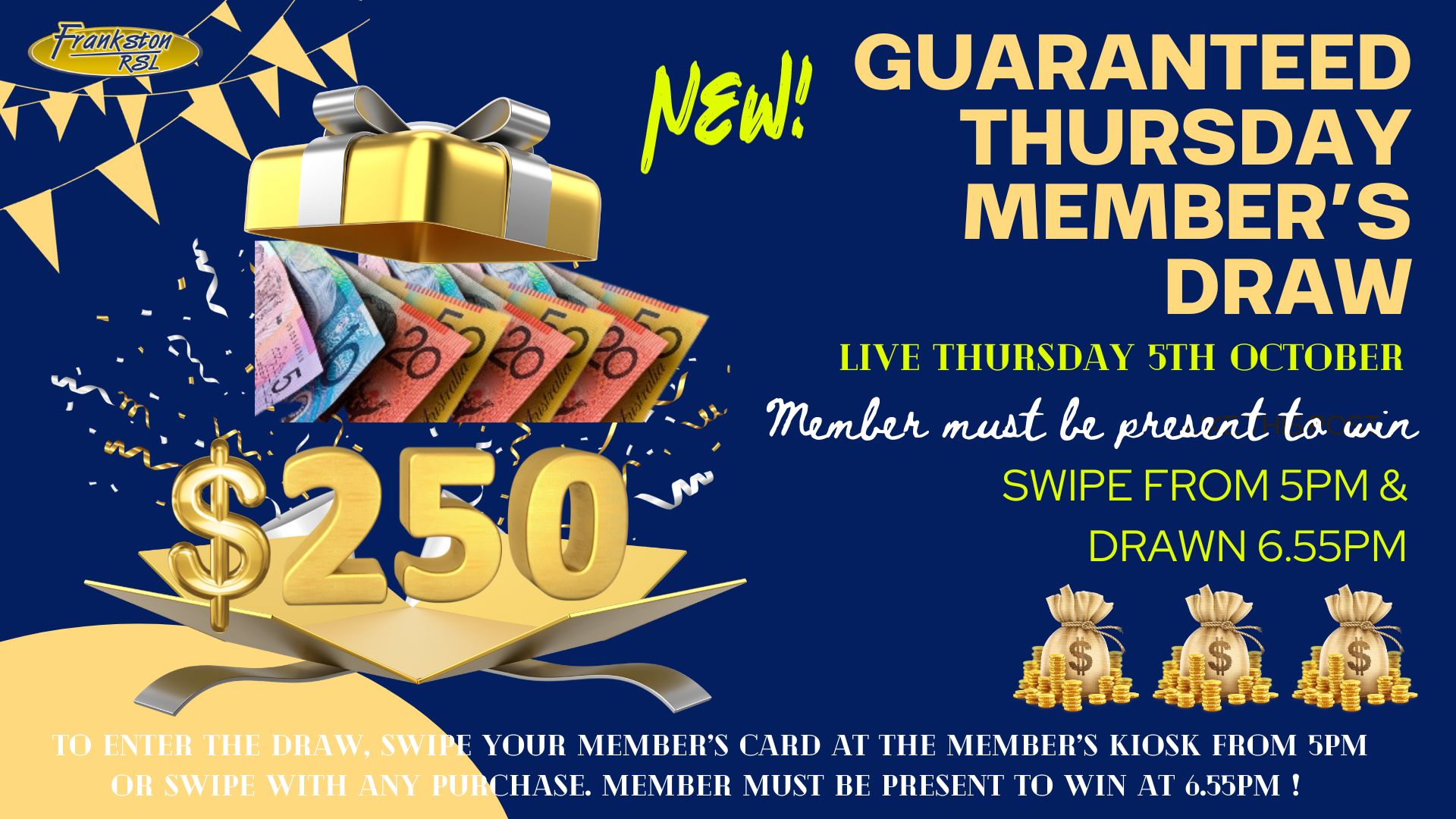 Member Draw & Raffles - Frankston RSL