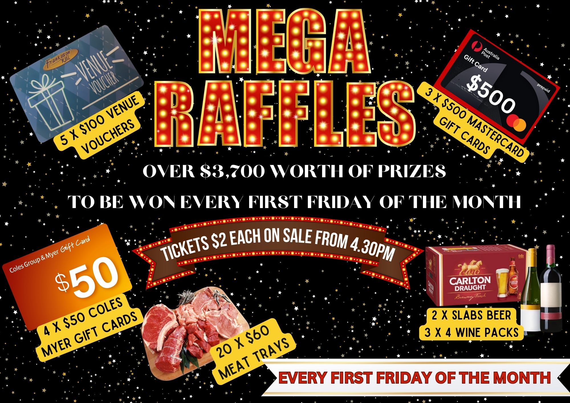 Member Draw & Raffles - Frankston RSL