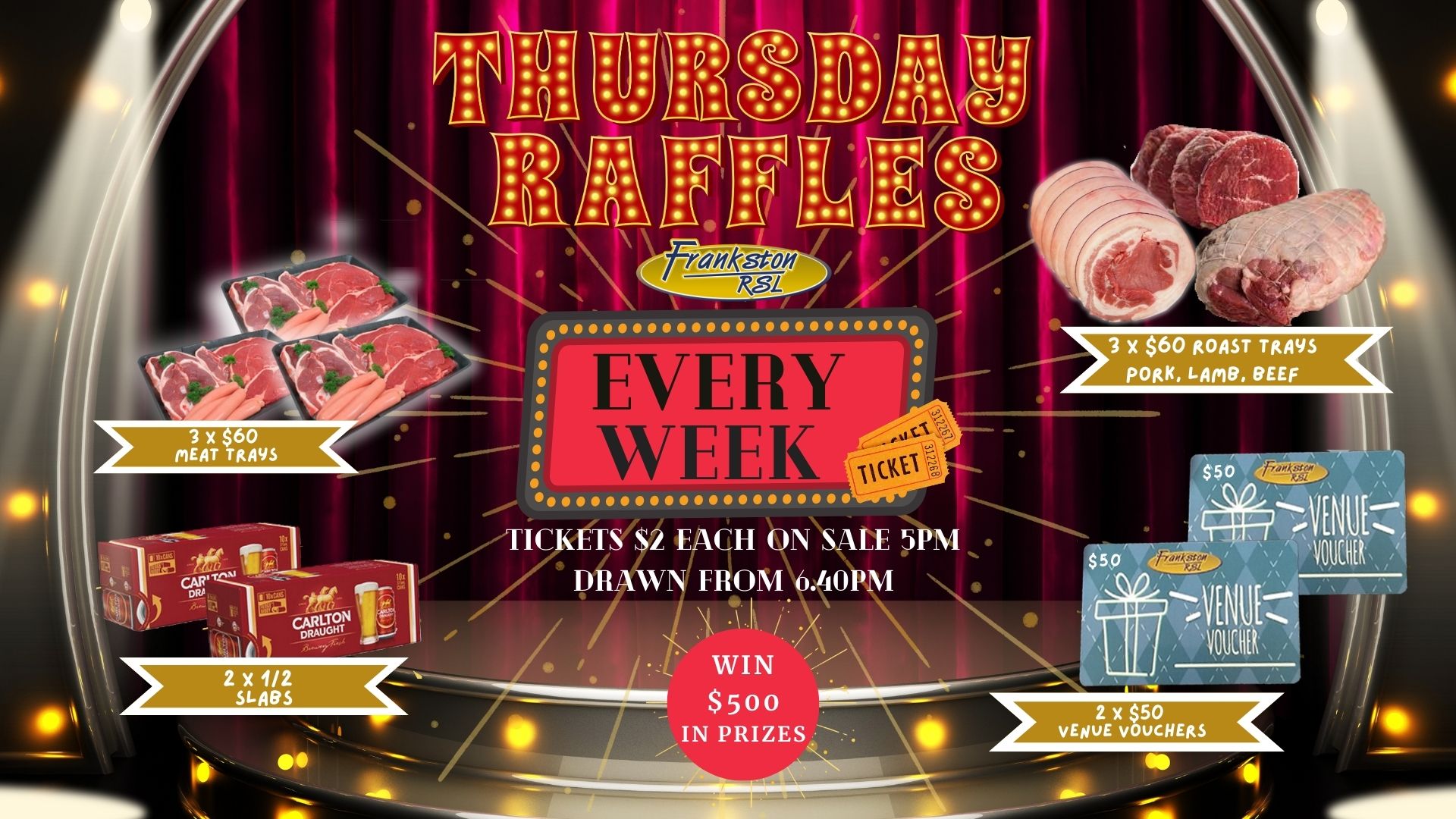 Member Draw & Raffles - Frankston RSL