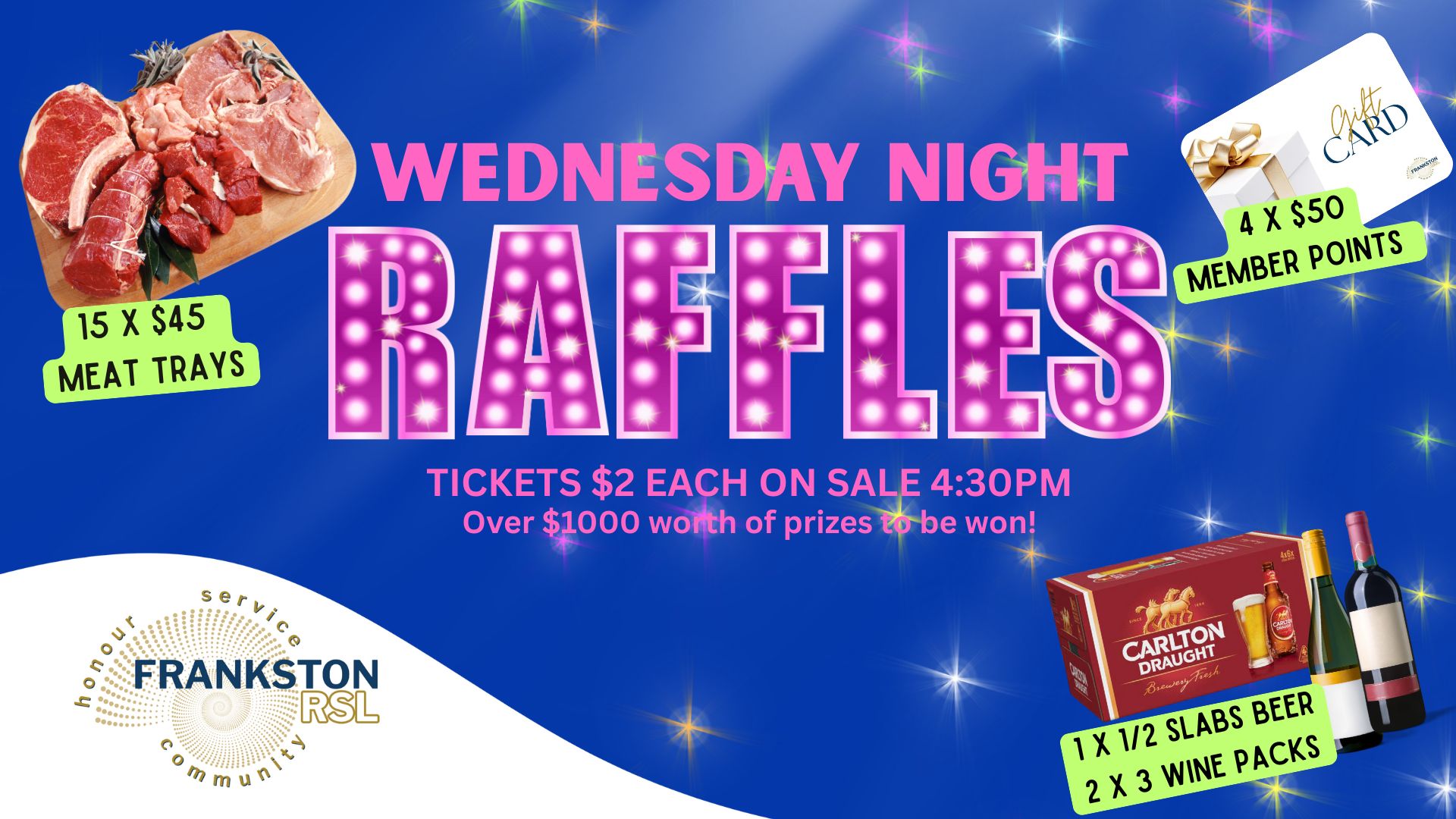 Member Draw & Raffles - Frankston RSL