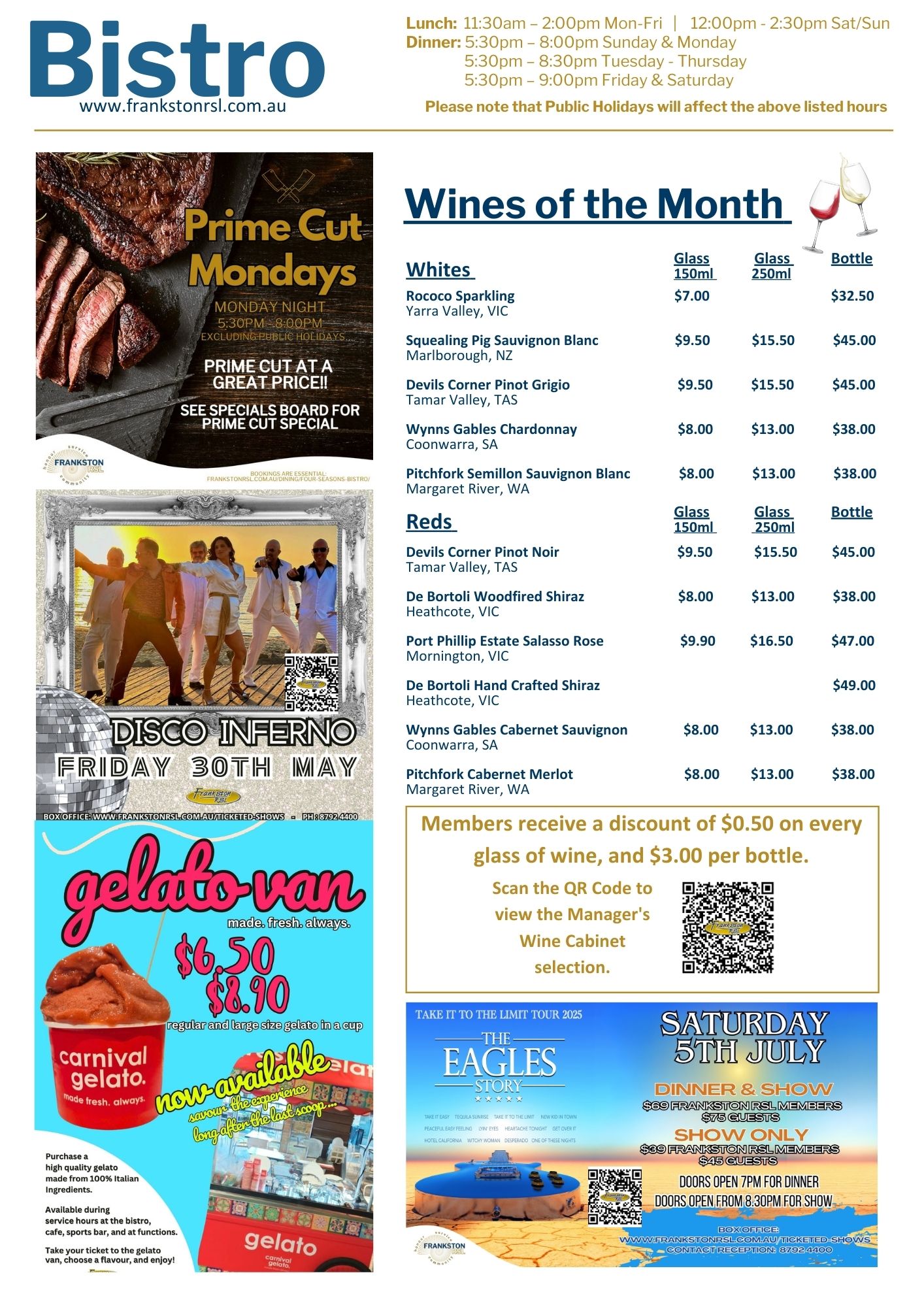 Four Seasons Bistro - Frankston RSL