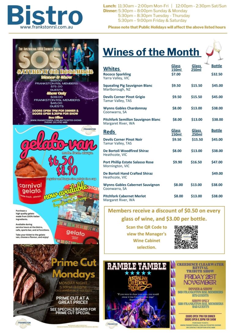 Four Seasons Bistro - Frankston RSL