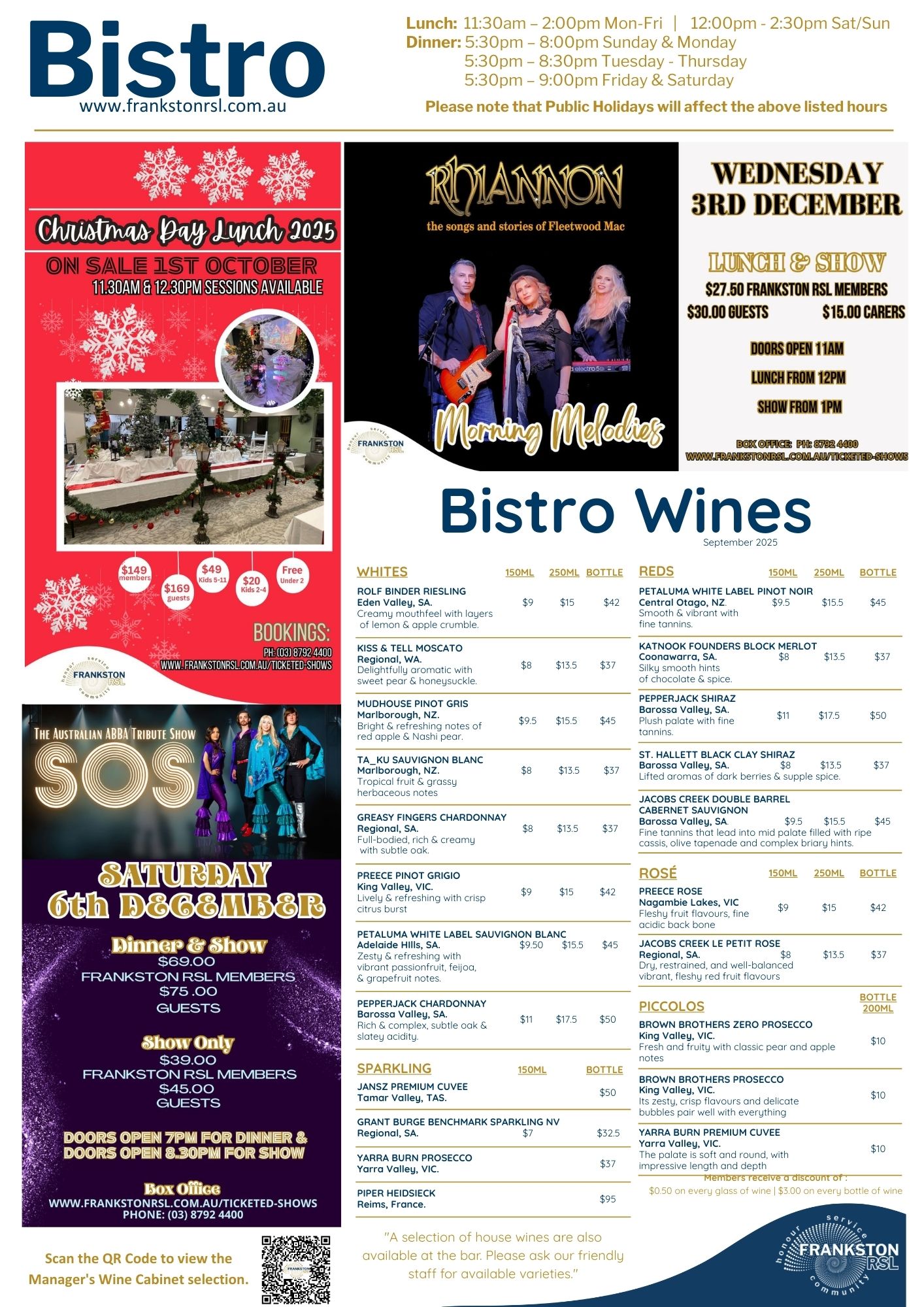 Four Seasons Bistro - Frankston RSL