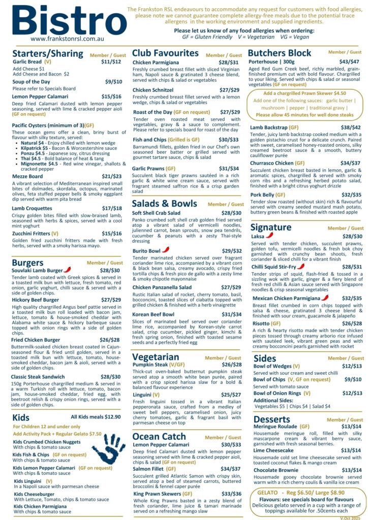 Four Seasons Bistro - Frankston RSL